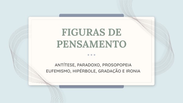 Figuras de pensamento