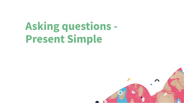 Present Simple Questions | Genially