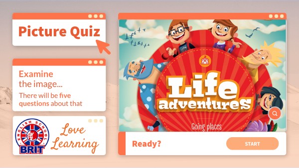 PICTURE QUIZ - LA3 action verbs | Genially