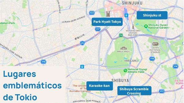 tokio mapa | Genially