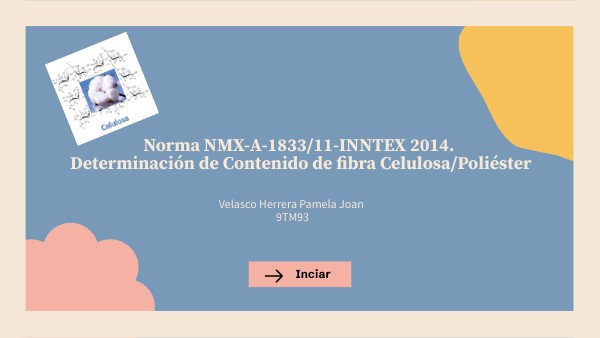 Norma NMX-A-1833/11-INNTEX 2014.