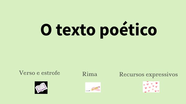 Texto poético 6º ano | Genially