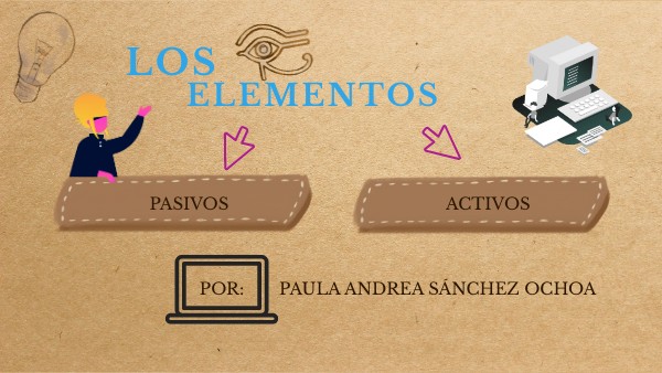 los ELEMENTOS PASIVOS Y ACTIVOS