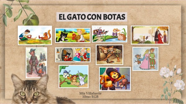 Collage el gato con botas
