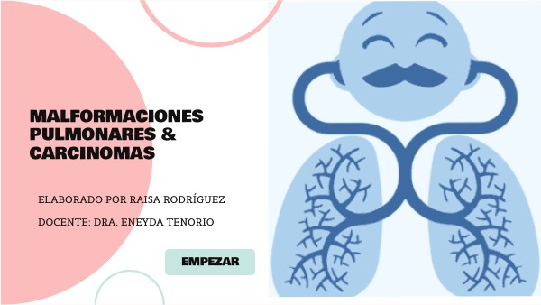 Patología malformaciones pulmonares | Genially