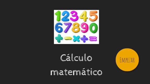 cálculo matemático