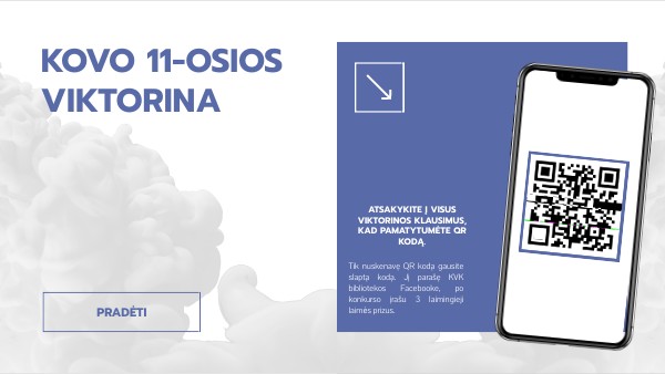 Kovo 11-osios viktorina