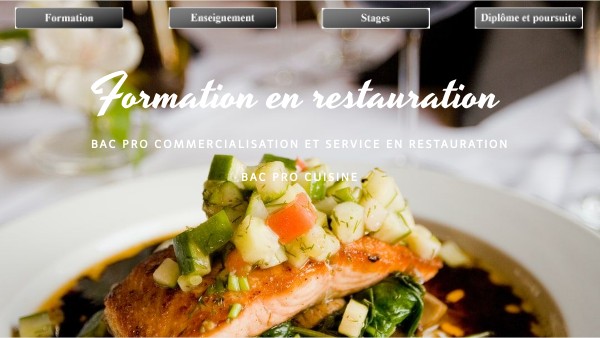 BAC PRO restauration | Genially