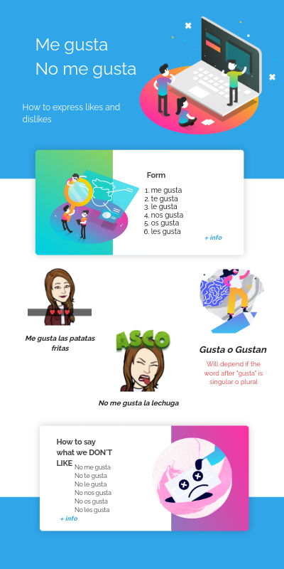 me gusta no me gusta