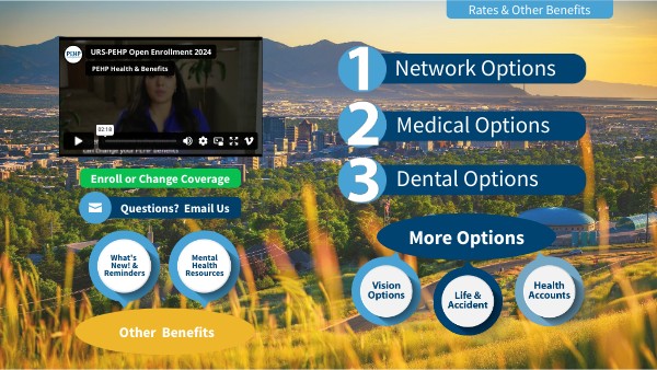 URS/PEHP Open Enrollment 2024-25 | Genially