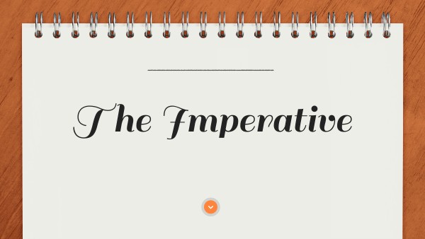 IMPERATIVES/ BY | Genially