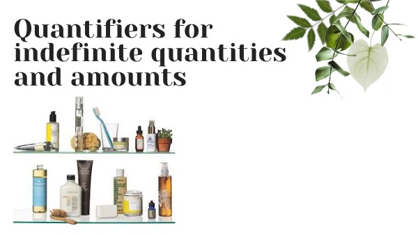 QUANTIFIERS LEVEL 6 UNIT 5 | Genially