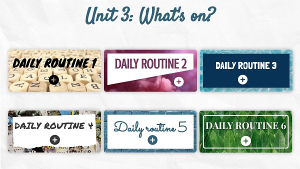 UNIT 3-DailyRoutines