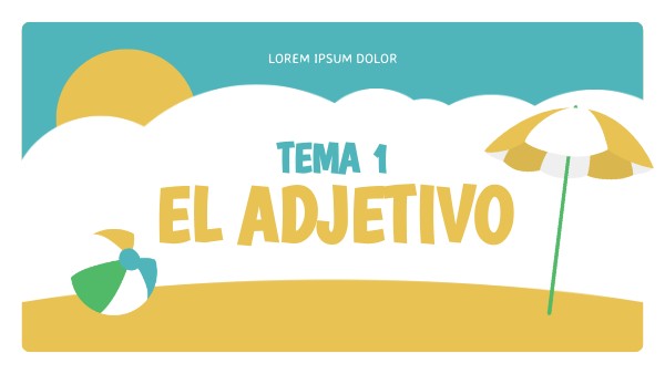 TEMA 1 ADJETIVOS | Genially