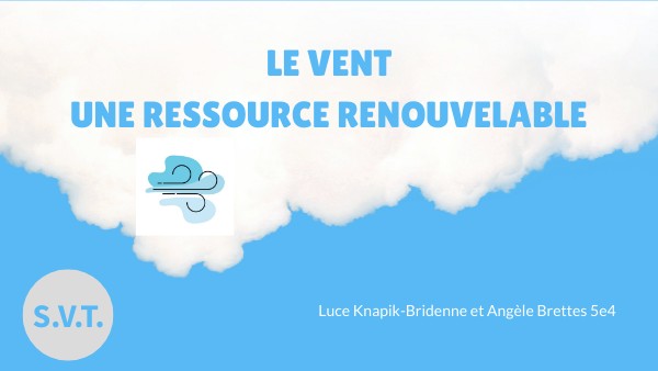 Le vent - Angele et Luce | Genially