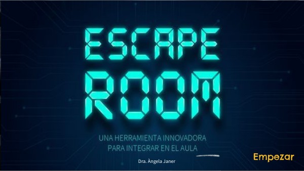 PRESENTACIÓN ESCAPE ROOM