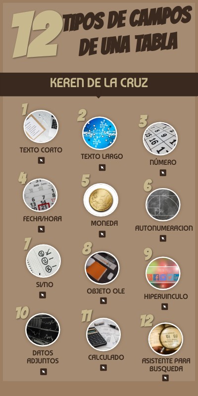 TIPOS DE CAMPOS DE UNA TABLA | Genially