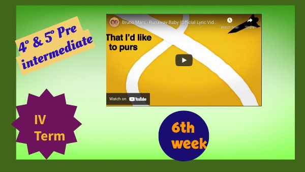 TEAMS-IV BIM -6 WEEK 4°& 5° PRE intermediate