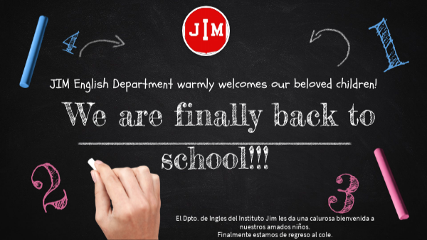 English Department welcome | Genially
