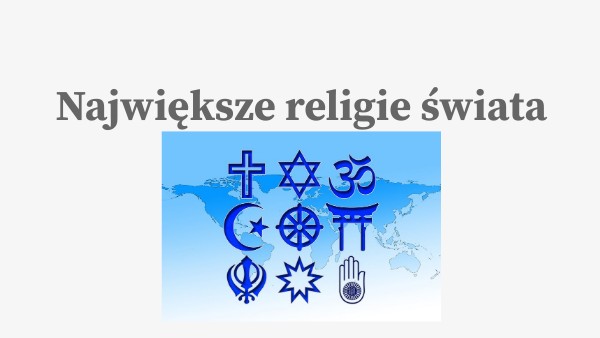 Największe religie świata | Genially