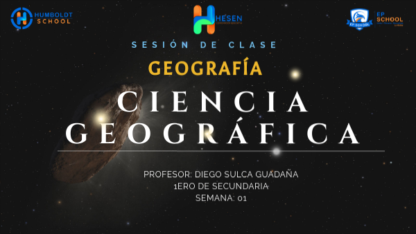 CIENCIA GEOGRÁFICA -1ERO DE SEC