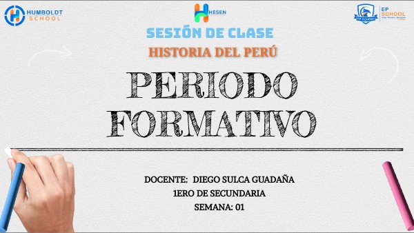 PERIODO FORMATIVO - 1ERO DE DE SEC - SEM 01 | Genially