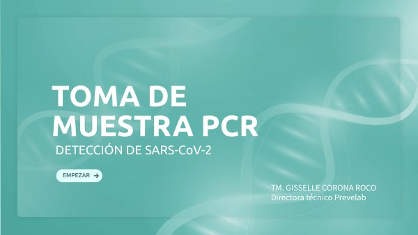 TOMA DE MUESTRA PCR | Genially