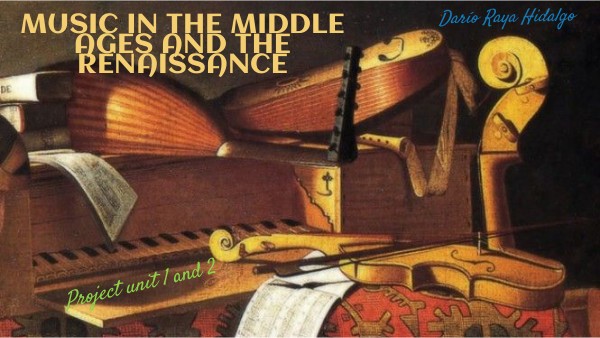 Medieval and renaissance instruments
