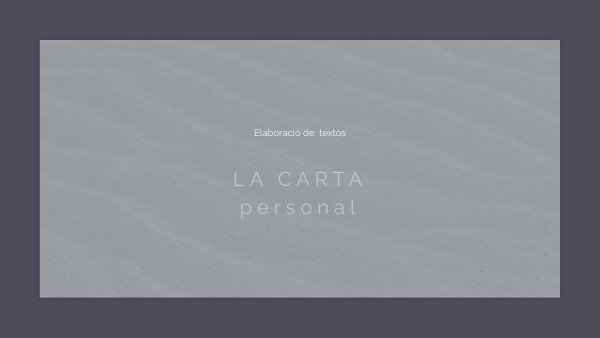 la carta | Genially