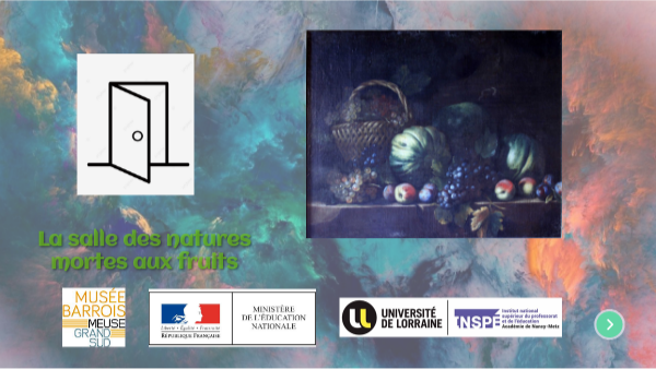 La salle des natures mortes aux fruits