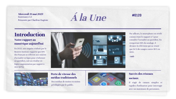 PROJET L3 PRESENTATION | Genially