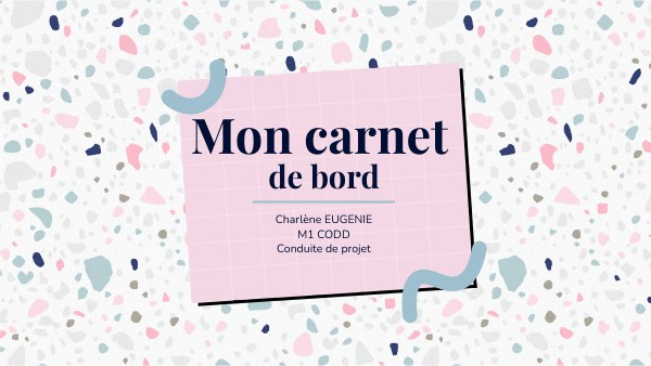 Carnet de Bord : Conduite de Projet