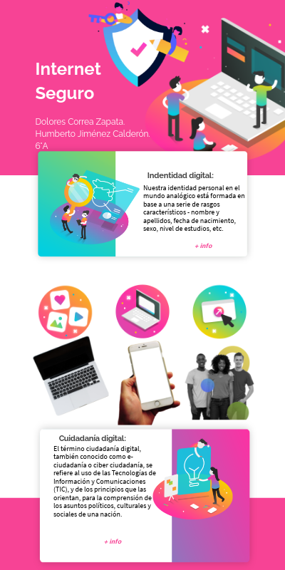 Infografía "Internet Seguro" | Genially