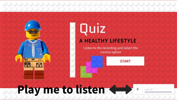 Listening activity: A healthy lifestyle | Genially
