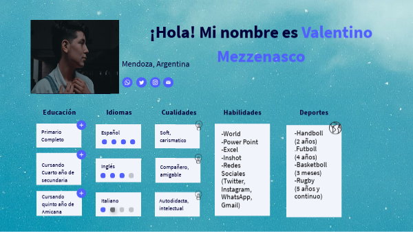 Valentino Mezzenasco Cv TIC | Genially