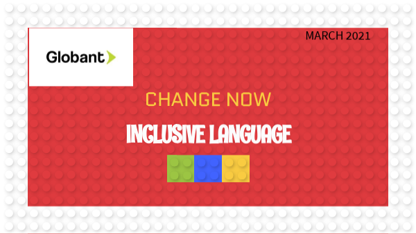 INCLUSIVE LANGUAGE PRESENTATION