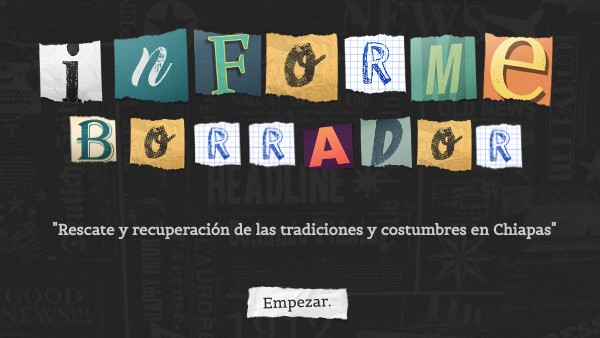 Informe borrador | Genially