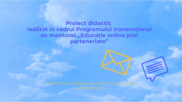 Proiect didactic | Genially