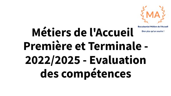 Evaluation compétences MA | Genially
