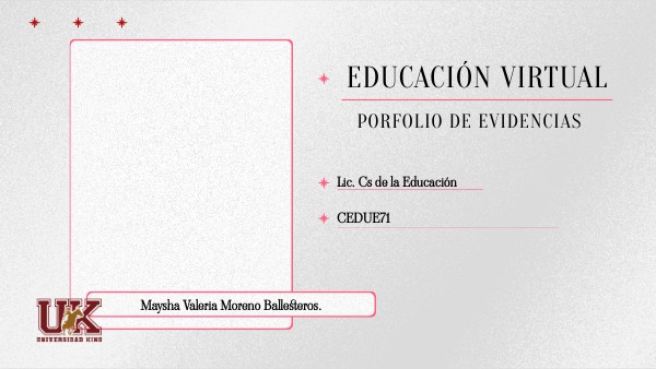 PORFOLIO DE EVIDENCIAS EV | Genially