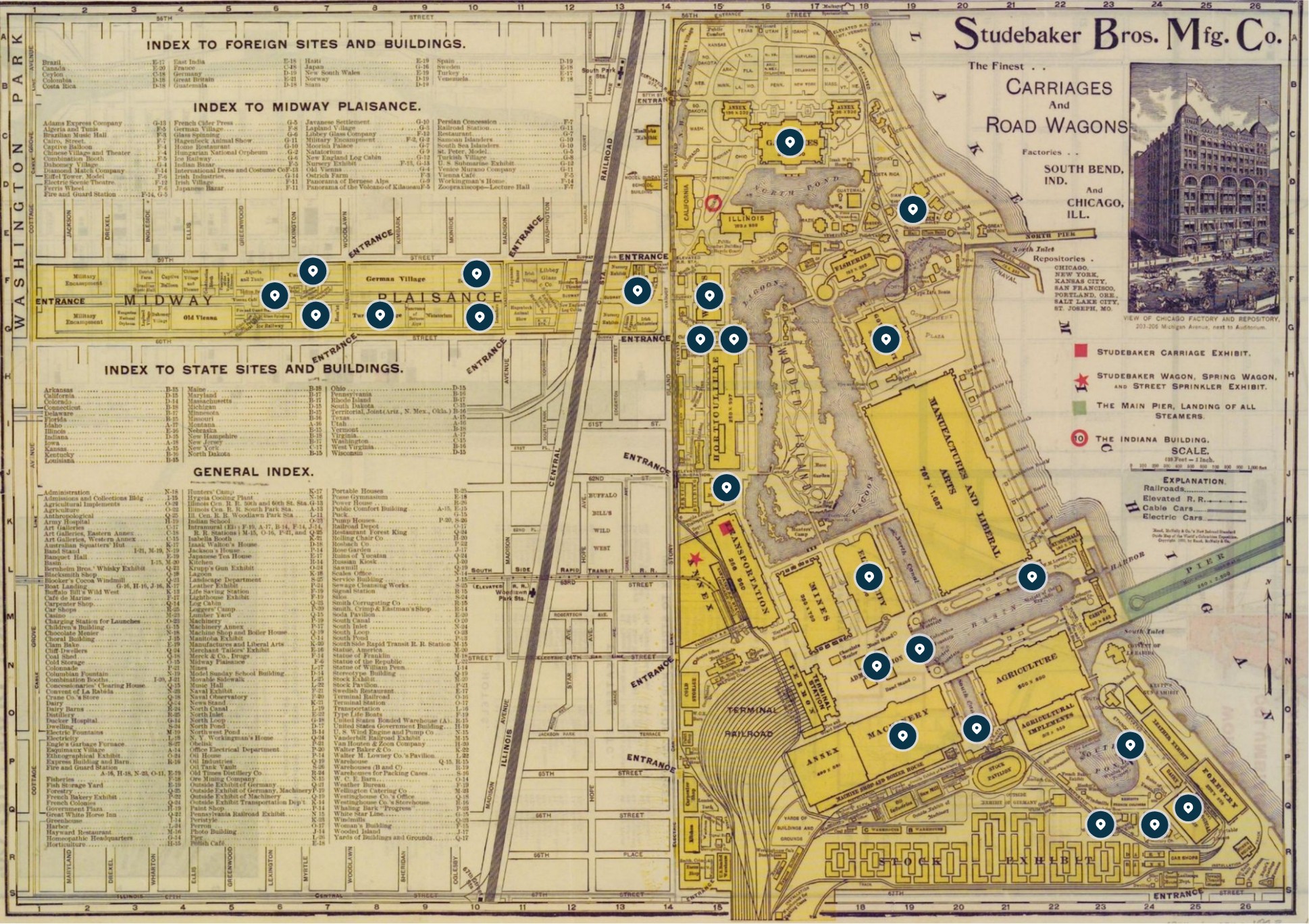 HUM2250 Interactive Map | Genially