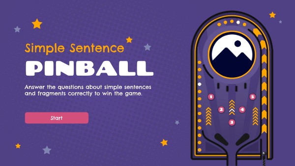 Simple Sentence Quick Review Game | Genially