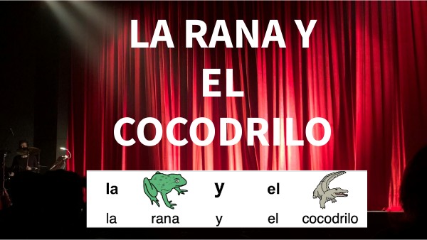 La Rana Y El Cocodrilo