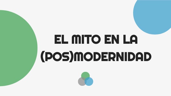 El poder del mito en el siglo XXI | Genially