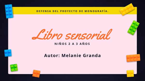 PROYECTO - LIBRO SENSORIAL. | Genially