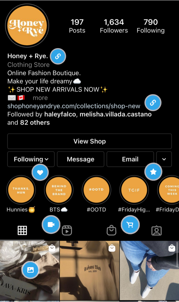 Honey & Rye Instagram | Genially