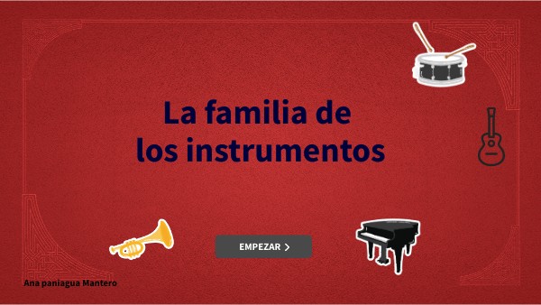 Juego de instrumentos | Genially