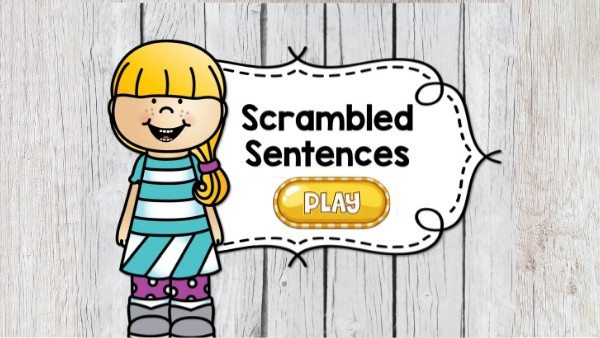 Scramble Sentences | Genially