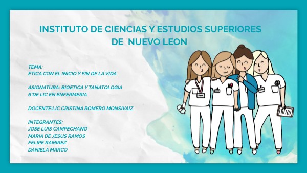 ETICA CON EL INICIO Y FIN DE LA VIDA | Genially