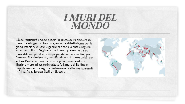 I MURI DEL MONDO